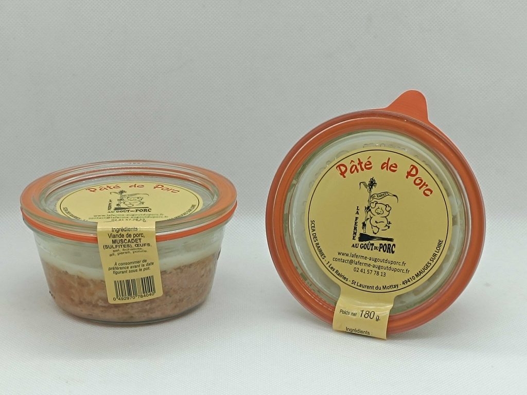 PATE DE PORC 180 G - LA FERME AU GOÛT DU PORC